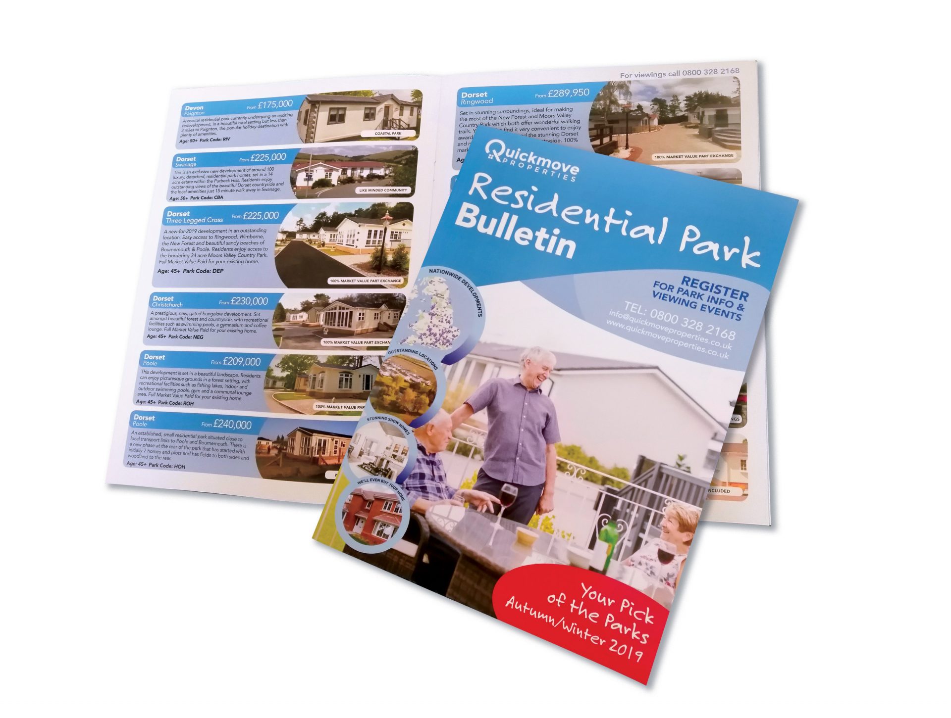 Request the Quickmove Properties Residential Park Bulletin